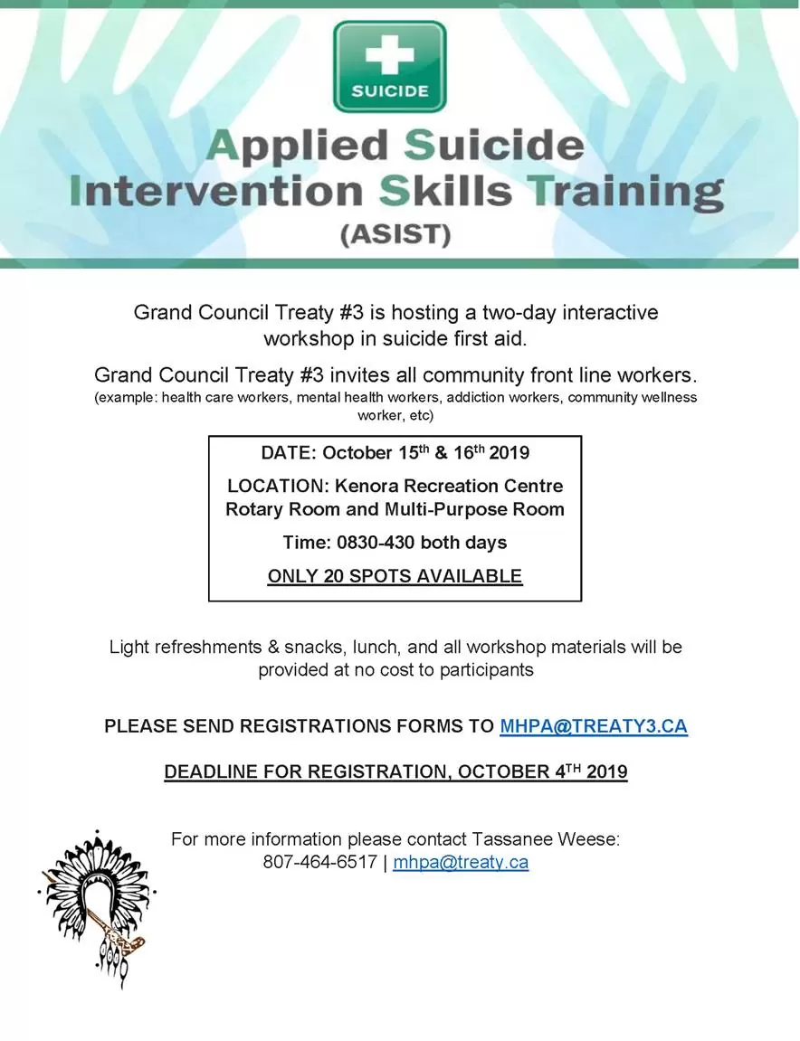 Applied Suicide Intervention Skills Training – Niisaachewan Anishinaabe ...